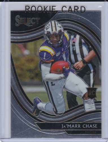 JA'MARR CHASE ROOKIE CARD Bengals Football 2021 Select Jamarr LSU ...