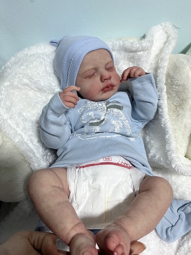 19in Handmade Reborn Baby Doll Realistic Weighted Limbs Newborn Boy ...