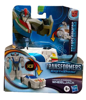 Transformers EarthSpark 1-step Flip Changer Wheeljack 6+ NEW | eBay