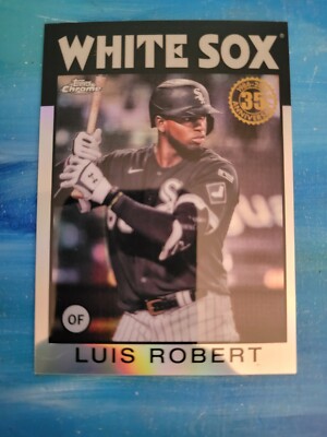 2021 Topps Chrome 86 Topps Silver Pack #86BC-21 Luis Robert Chicago ...