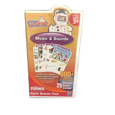 PLAYSKOOL ALPHIE CARDS BOOSTER PACK MUSIC & SOUND 300+ Questions Ages 3 ...