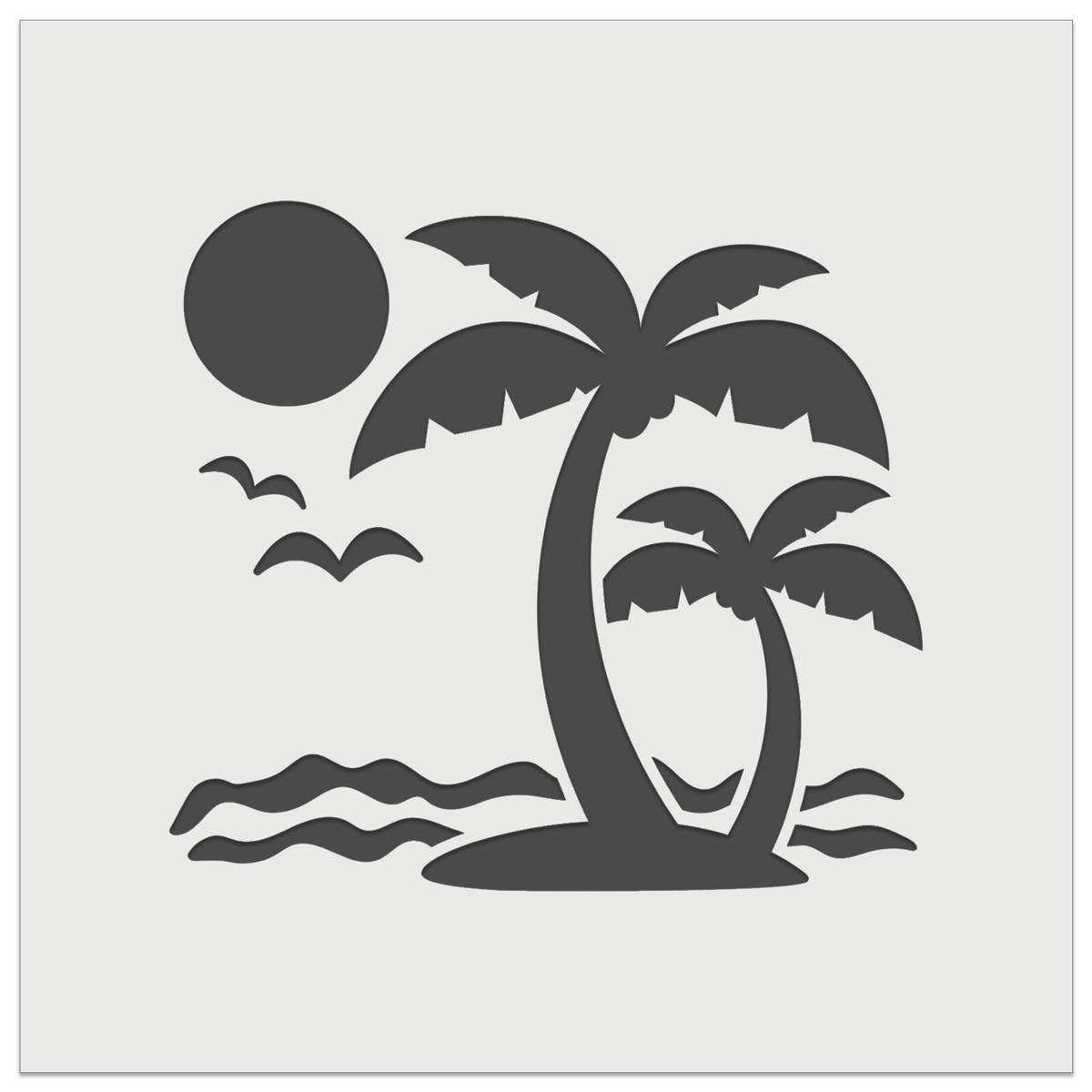 Palm Tree Stencil