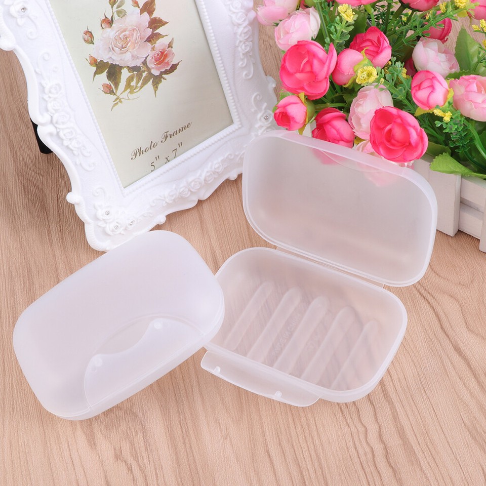 Portable Soap Dish Box Creative Soap Holder Container Traveling Sealed ...
