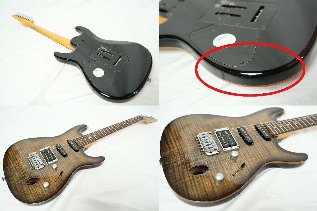 Electric Guitar Ibanez SA Series SA260FM See-through Black Electric Guitar Ibanez SA Series SA260FM See-through Black