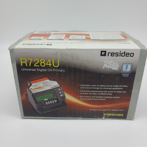 Honeywell R7284U1004 Oil Primary Control Junction Box - Black for sale ...