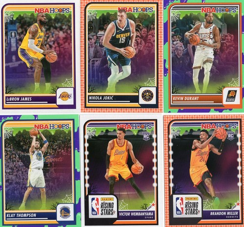 2023-24 Panini NBA Haunted Hoops - Base Orange Slime Parallel Cards ...