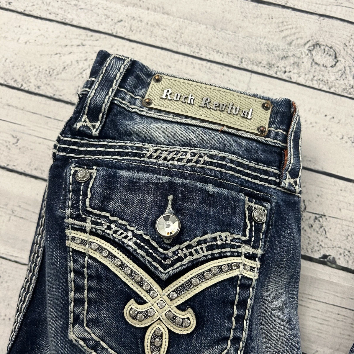 Cheap Rock Revival Jeans Women