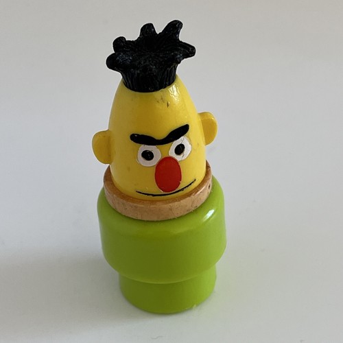 Vintage Sesame Street Muppets Bert Figurine 2” Character 1970’s Fisher ...
