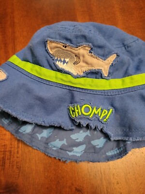 Boys Stephen Joseph Shark Sun Hat | eBay