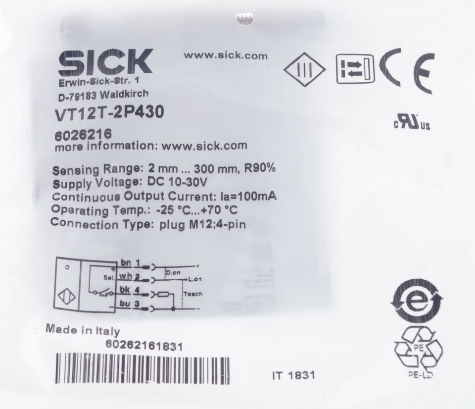 SICK VT12T-2P430 6026216 ! NEW ! | eBay