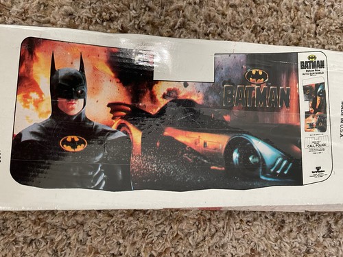 NEW Vintage 1989 Batman Deluxe Size Auto Sun Shield Windshield Shade DC ...