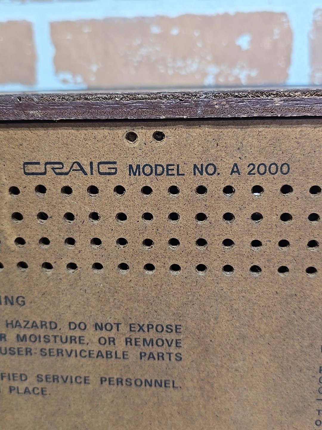 Craig A2000 Compact Stereo System Radio AM/FM, Cassette, Alarm Clock ...