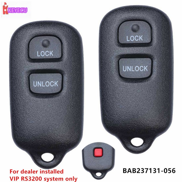 for Toyota 4runner Avalon Celica Remote Key Fob Rs3200 Bab237131-056 ...