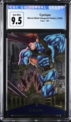 Cyclops Marvel Metal Inaugural Edition (1995) Fleer #91 CGC 9.5 | eBay