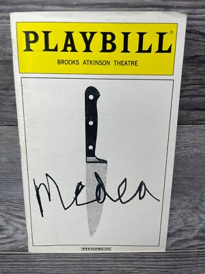 MEDEA, OPENING NIGHT, PLAYBILL, DECEMBER 2002, BROOKS ATKINSON | eBay