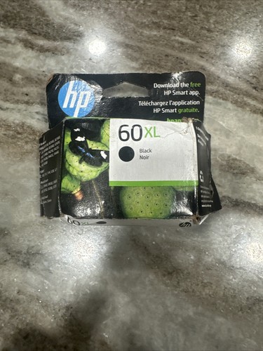 HP 60XL Black High-Yield Ink Cartridge (CC641WN) BRAND NEW. EXP FEB ...