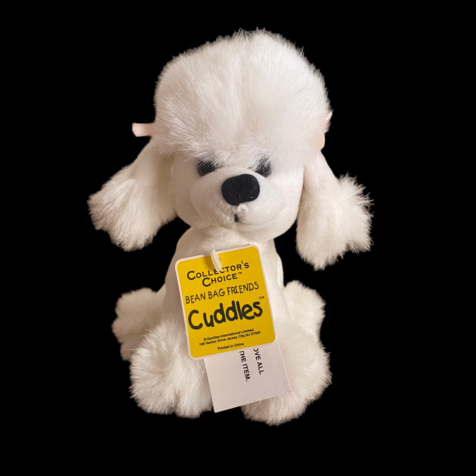 Dan Dee Cuddles Poodle Plush Collectors Choice Bean Bag Friends 7 ...