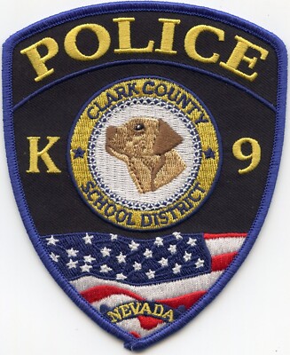 CLARK COUNTY NEVADA SCHOOL DISTRICT K-9 POLICE PATCH | eBay
