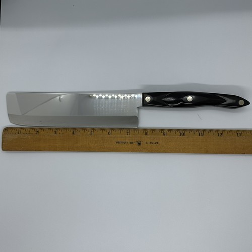 Cutco 1735 Stainless Steel 7.5" Blade Vegetable Cleaver Knife Classic ...