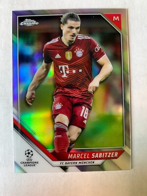 MARCEL SABITZER #184 2021-22 Topps CHROME UEFA FIFA - REFRACTOR | eBay