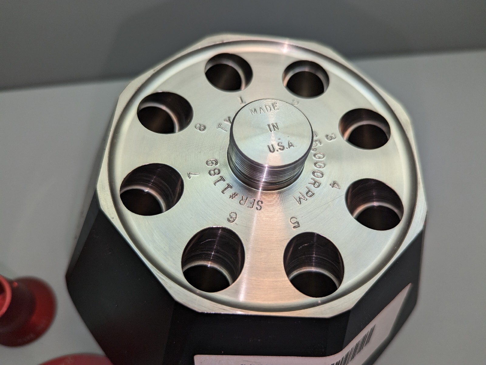 Beckman Type 75TI 8 Position, 75,000 RPM, Fixed Angle Centrifuge Rotor ...