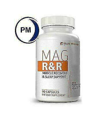 Salt Wrap Mag R&R Natural Muscle Relaxation Supplement - 180 Capsules ...