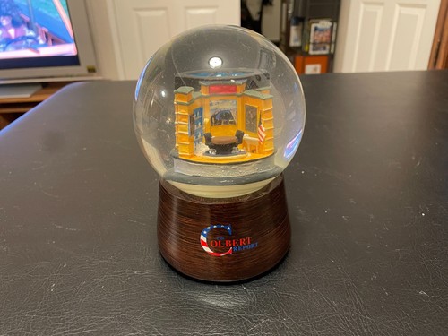The Colbert Report Final Episode Snow Globe Crew Gift From Stephen ...