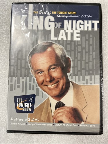 King of Late Night (DVD, 2-Disc TimeLife) Johnny Carson Tonight Show ...