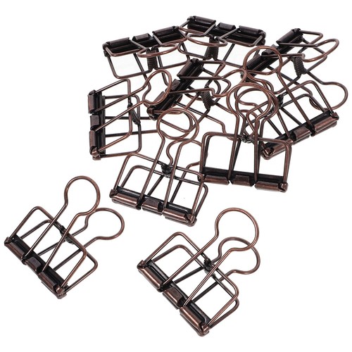 10 Pcs Hollow Dovetail Clip Office Binder Clips Paper Page Holder | eBay