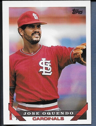 1993 Topps Baseball #535 Jose Oquendo CARDINALS NM | eBay