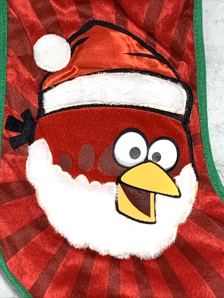 NWT Angry Birds Seasons Santa Red Stocking 2013 Collection Commonwealth ...