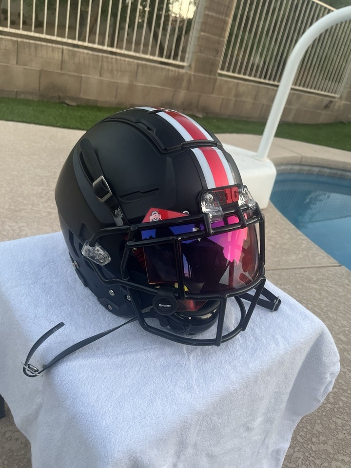 Ohio State Buckeyes Authentic Schutt F7 “BLACKOUT” READ DESCRIPTION | eBay