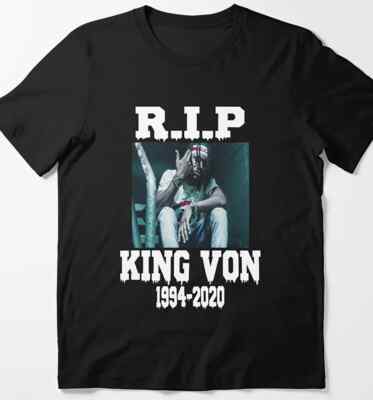 Rip King Von 1994-2020 Essential T-Shirt, King Von Memory Shirt Unisex ...