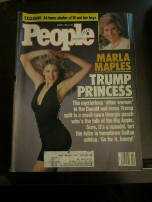 People Magazine March 1990 Marla Maples Trump Princess (O) | eBay