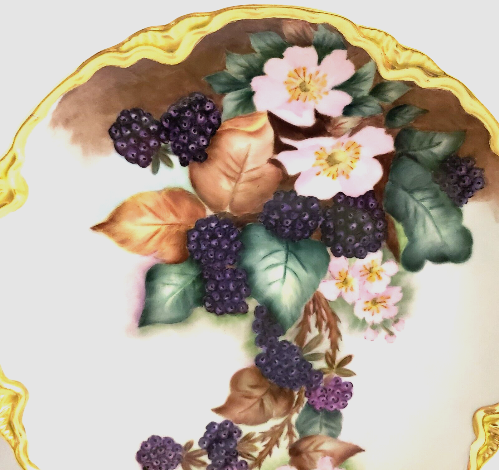 Cabinet Collector Plate Artist Edna St Lawrence Dogwood Flower ...