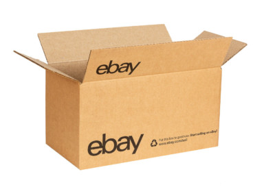 25 x eBay-Branded Box With Black Color Logo 12" x 6" x 6" | eBay
