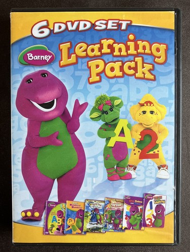 Barney: Learning Pack (DVD, 2010, 6-Disc Set) Please see pics ABCs ...