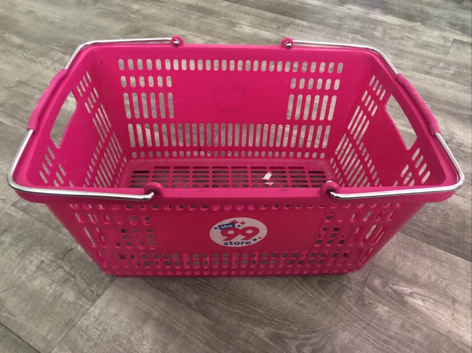 99 CENTS ONLY CLOSED STORE RARE Shopping HAND BASKET 🛒👀 | eBay