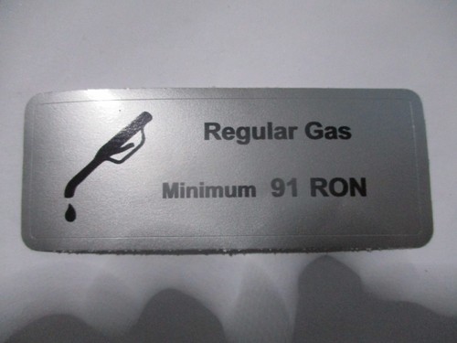 Aufkleber VW Käfer Bus Typ 3 4 T2 t3 Oktanzahl minimum 91 RON regular ...