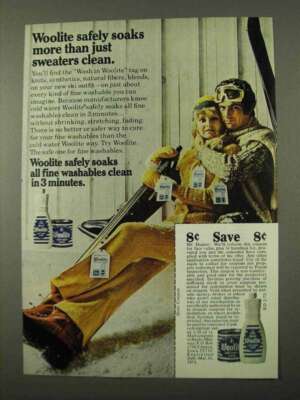 1972 Woolite Detergent Ad - Safely Soaks More Than Sweaters | eBay