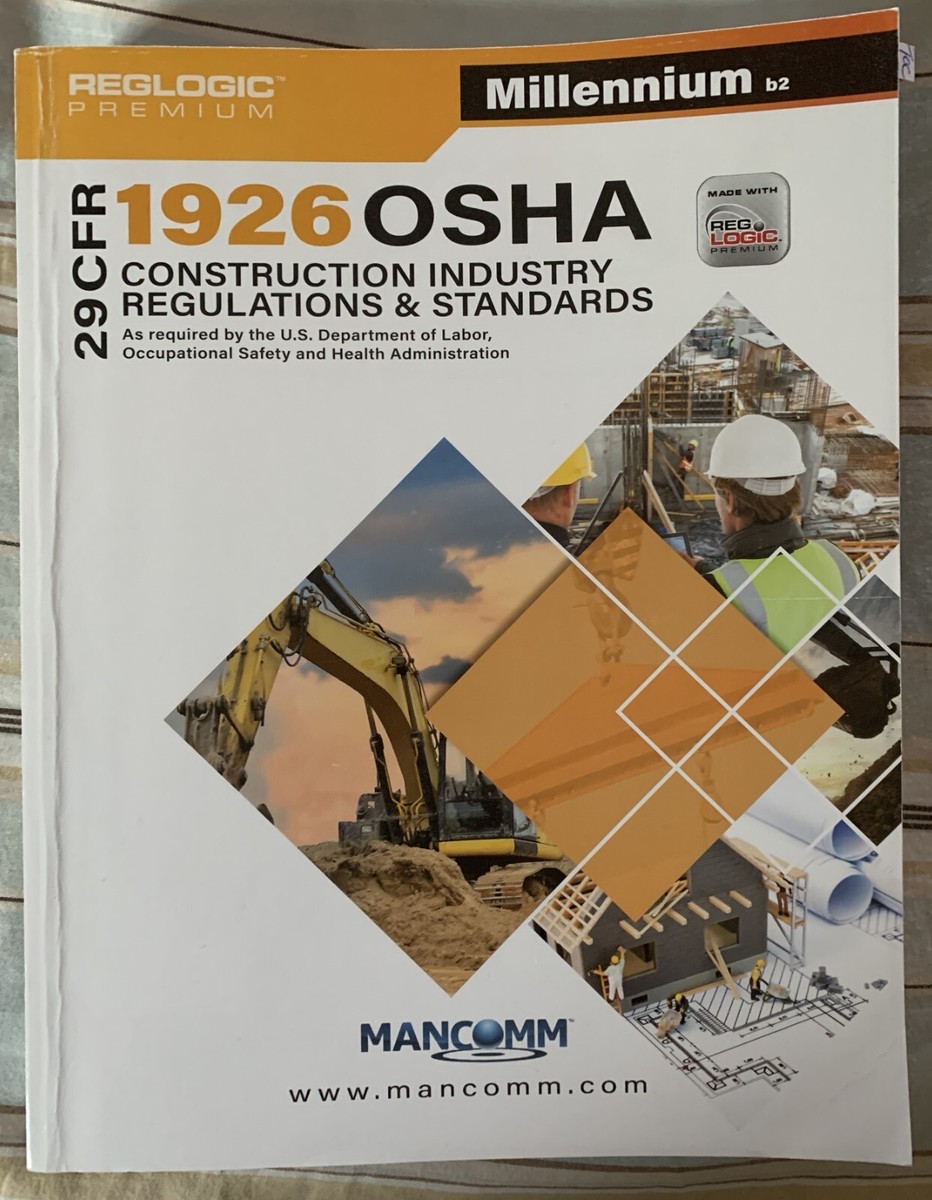 Osha Standard 29 Cfr 1926 Tabs For 29 CFR Part 1926 OSHA, Latest