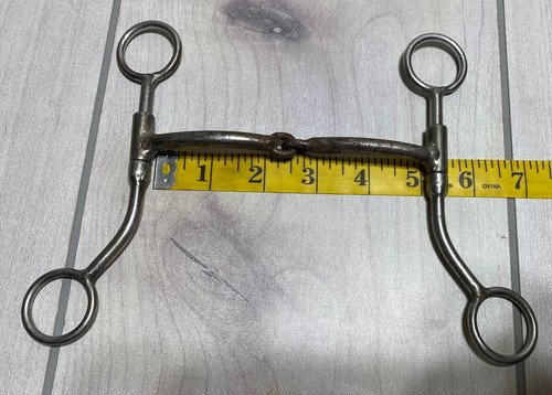 HORSE BIT - shanked snaffle mouth designed with some slide in shanks | eBay