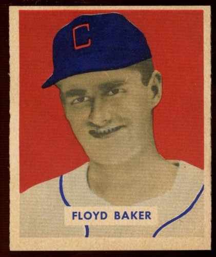 1949 Bowman #119 Floyd Baker NM RC Rookie White Sox 72937 | eBay