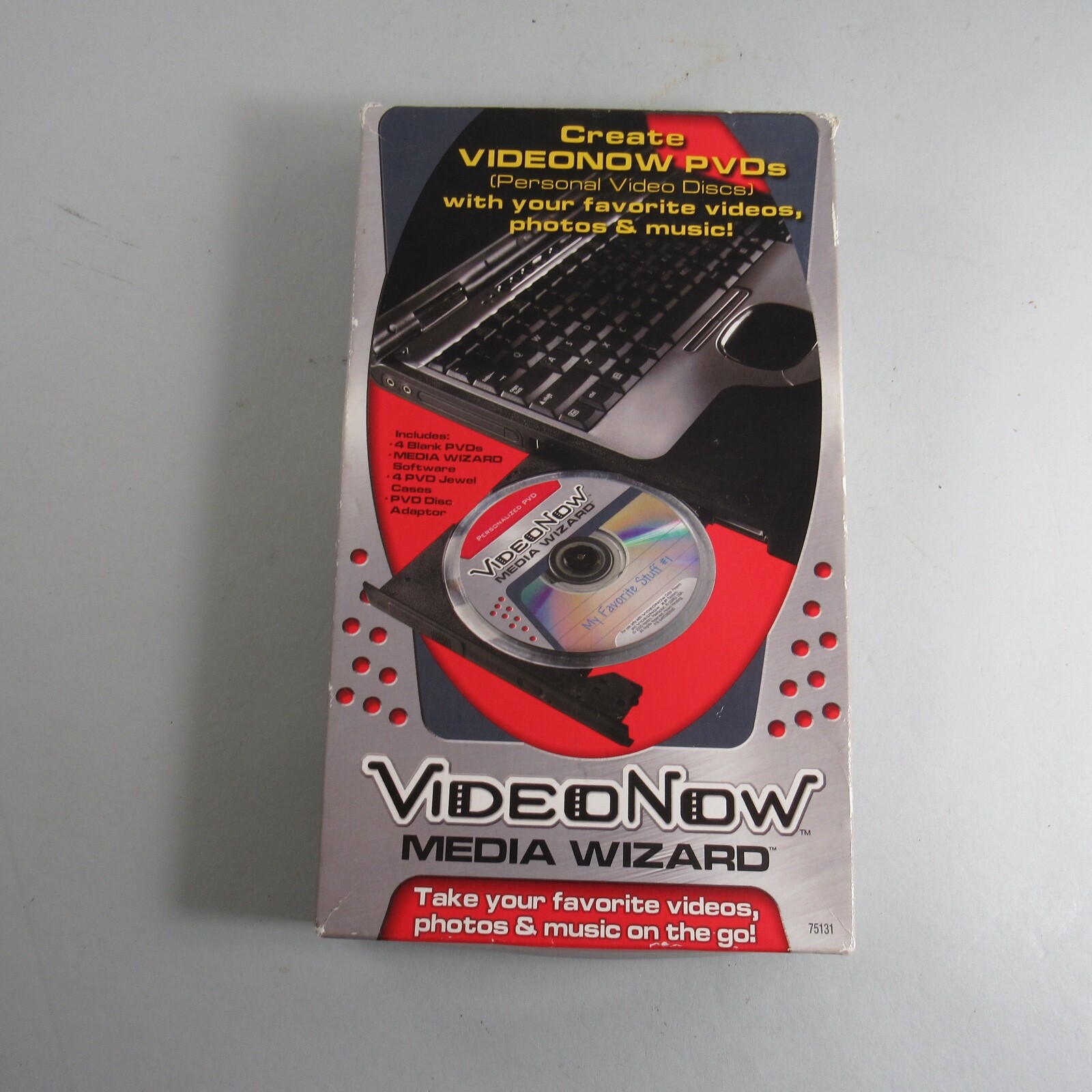 VideoNow Media Wizard PVD Creation Software W/4 Blank Discs & Adapter ...