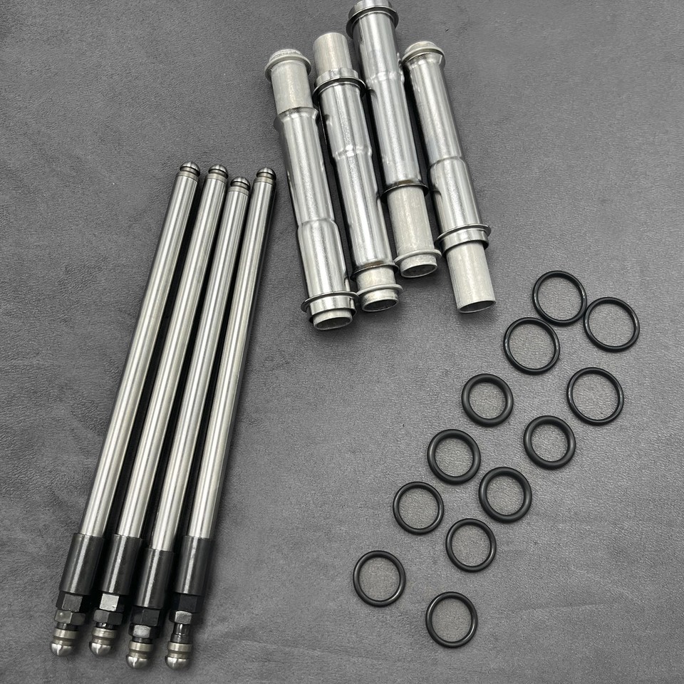 1066051 Quickee Pushrod Kit with Chrome Covers 106-6051 for Harley ...