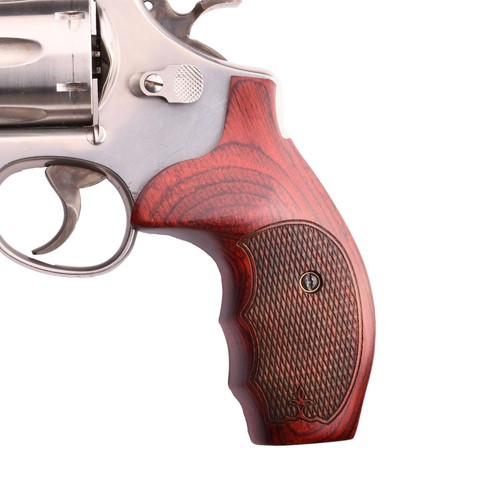 Altamont S&W N Round Combat Fingergroove Revolver Grip - Real Wood Gun ...