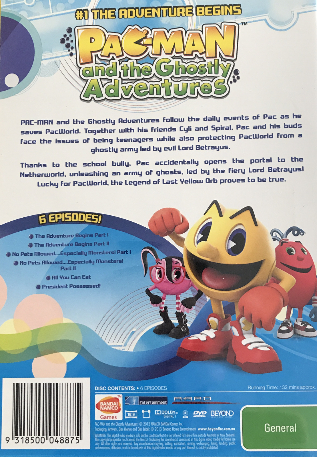 Pacman And The Ghostly Adventures Dvd