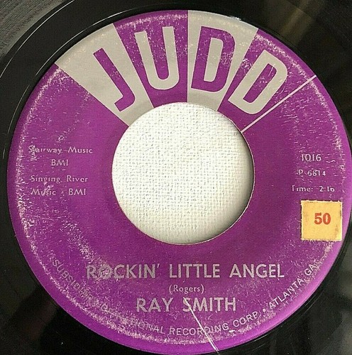 RAY SMITH, ROCKIN' LITTLE ANGEL, JUDD#1016, ROCKABILLY 45 RECORD, 1959 ...