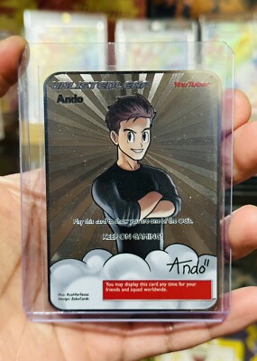 1st Edition UnlistedLeaf Ando Metal Card 109/200 in the World | eBay ...
