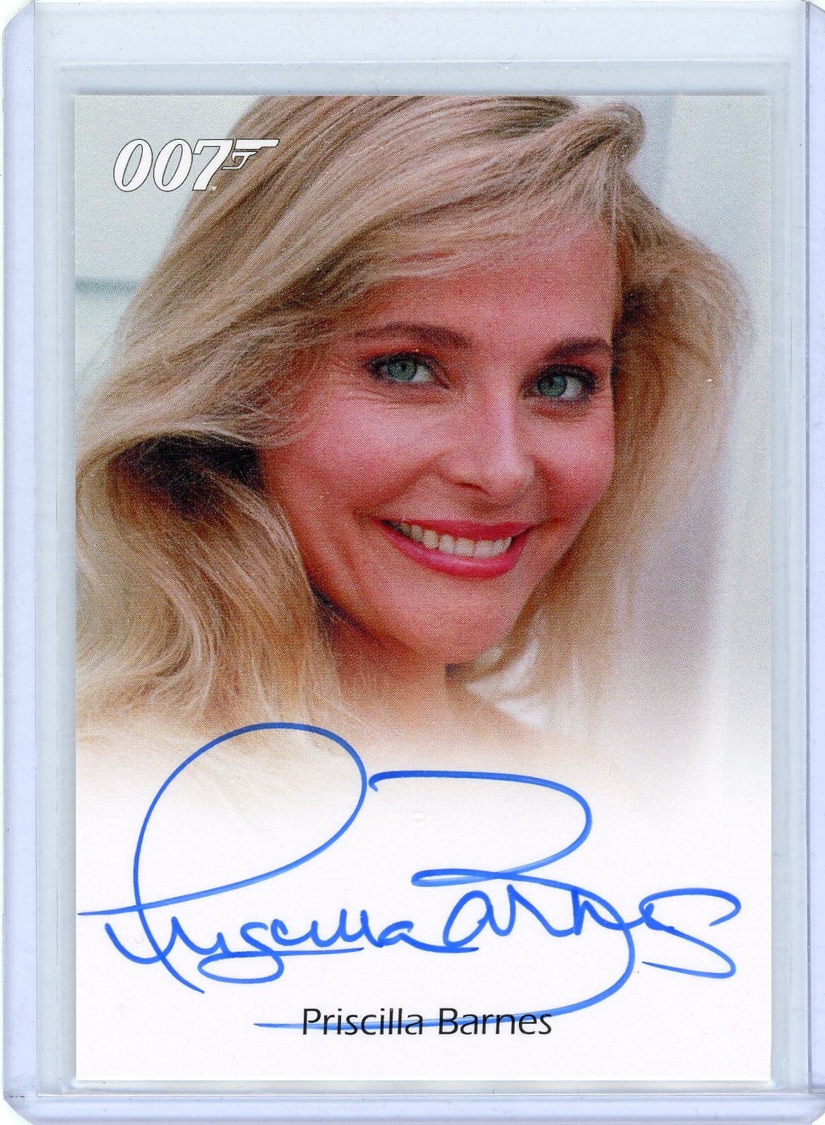 PRISCILLA BARNES 2009 Rittenhouse JAMES BOND 007 ARCHIVES Autograph ...